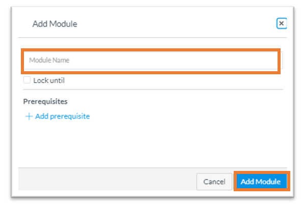 Create a Module and Add Items - CIIS Knowledgebase